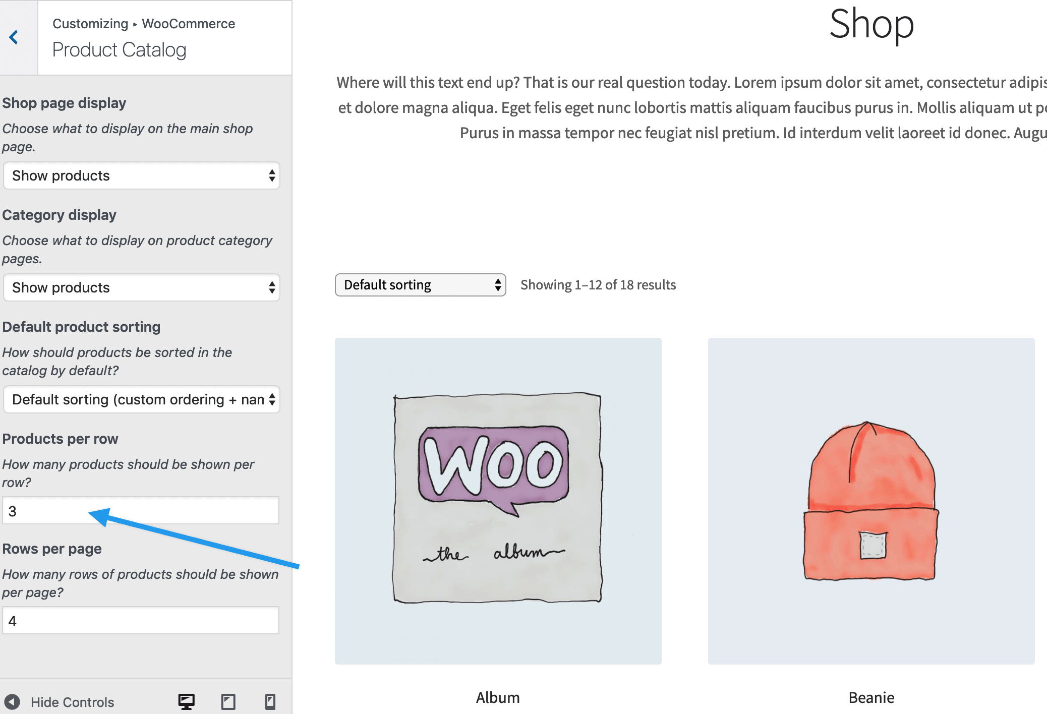 Show 3 products per row | WordPress.org